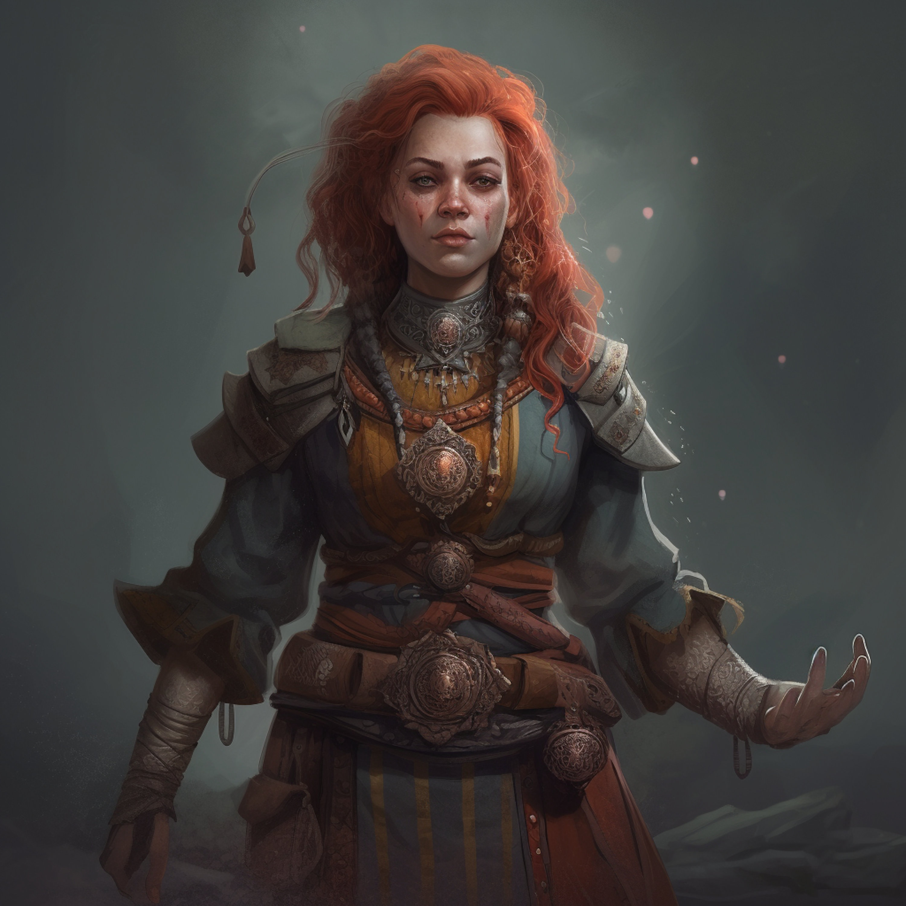 Red Headed Female Dwarf