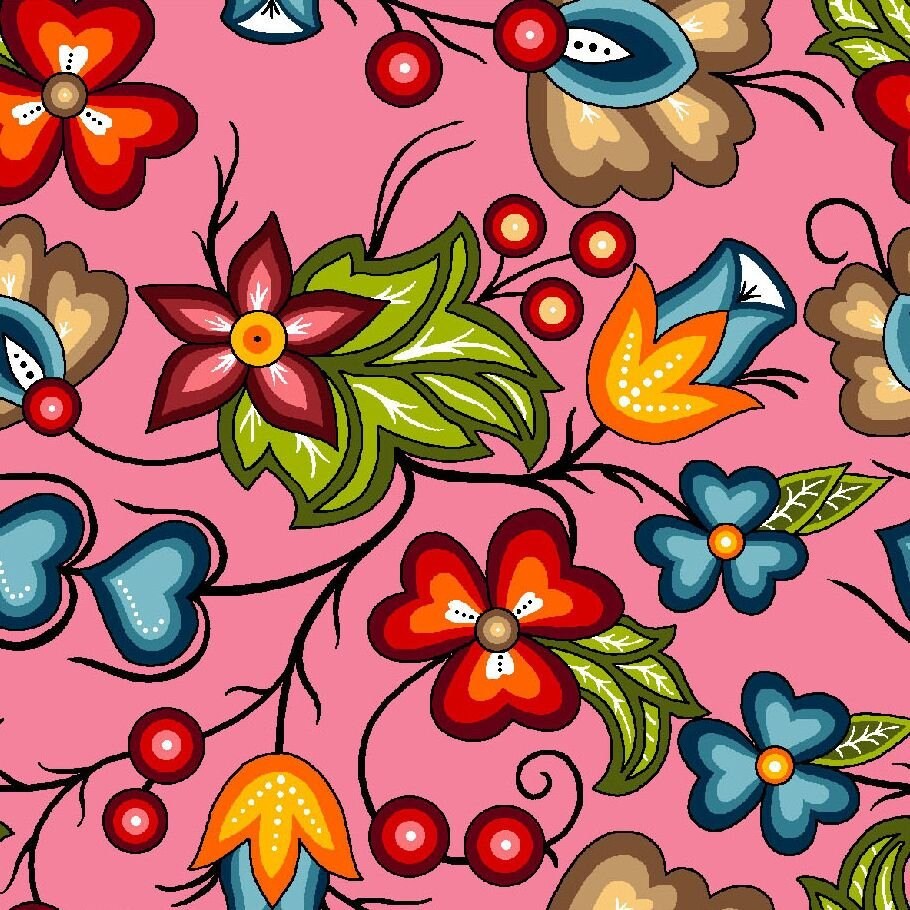 Shannon Gustafson Indigenous Design Fabric First Nations Design Fabric ...