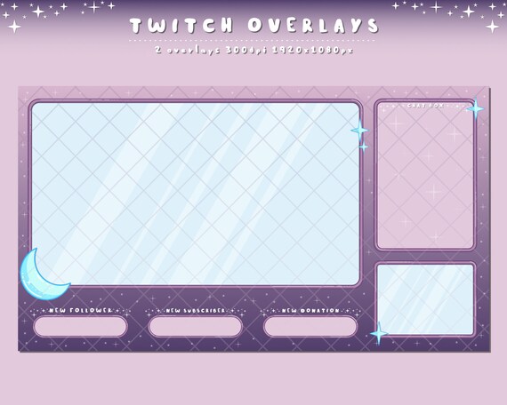Twitch Overlay Stream Overlay Twitch Stream Overlay - Etsy Canada