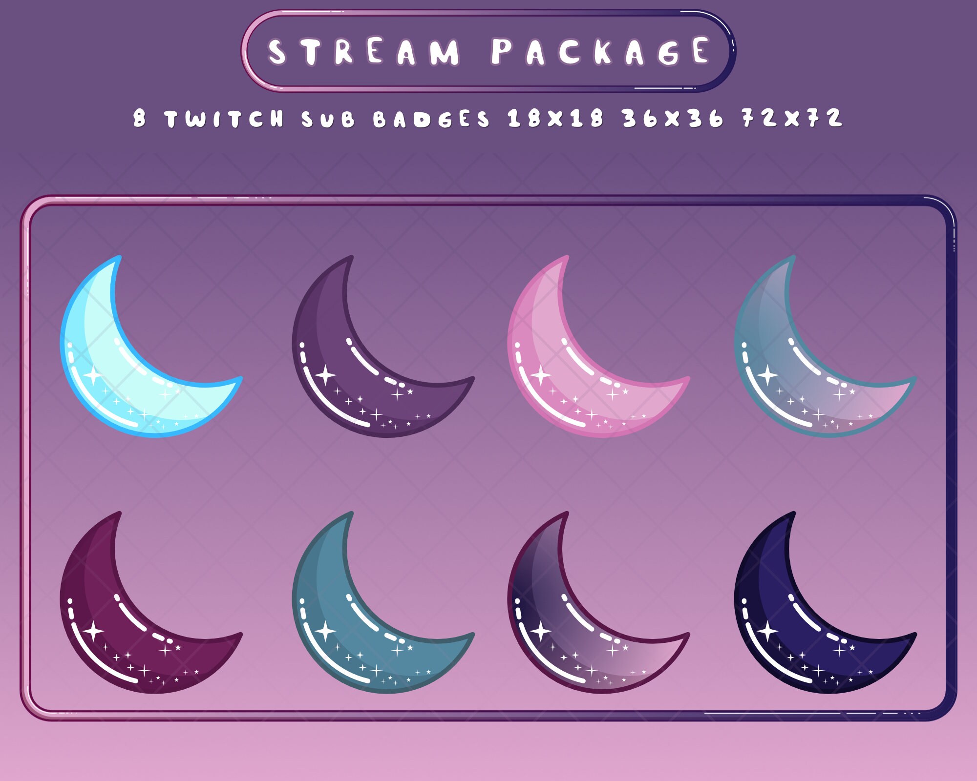 Twitch Overlay Package Twitch Package Twitch Overlay Stream - Etsy Canada