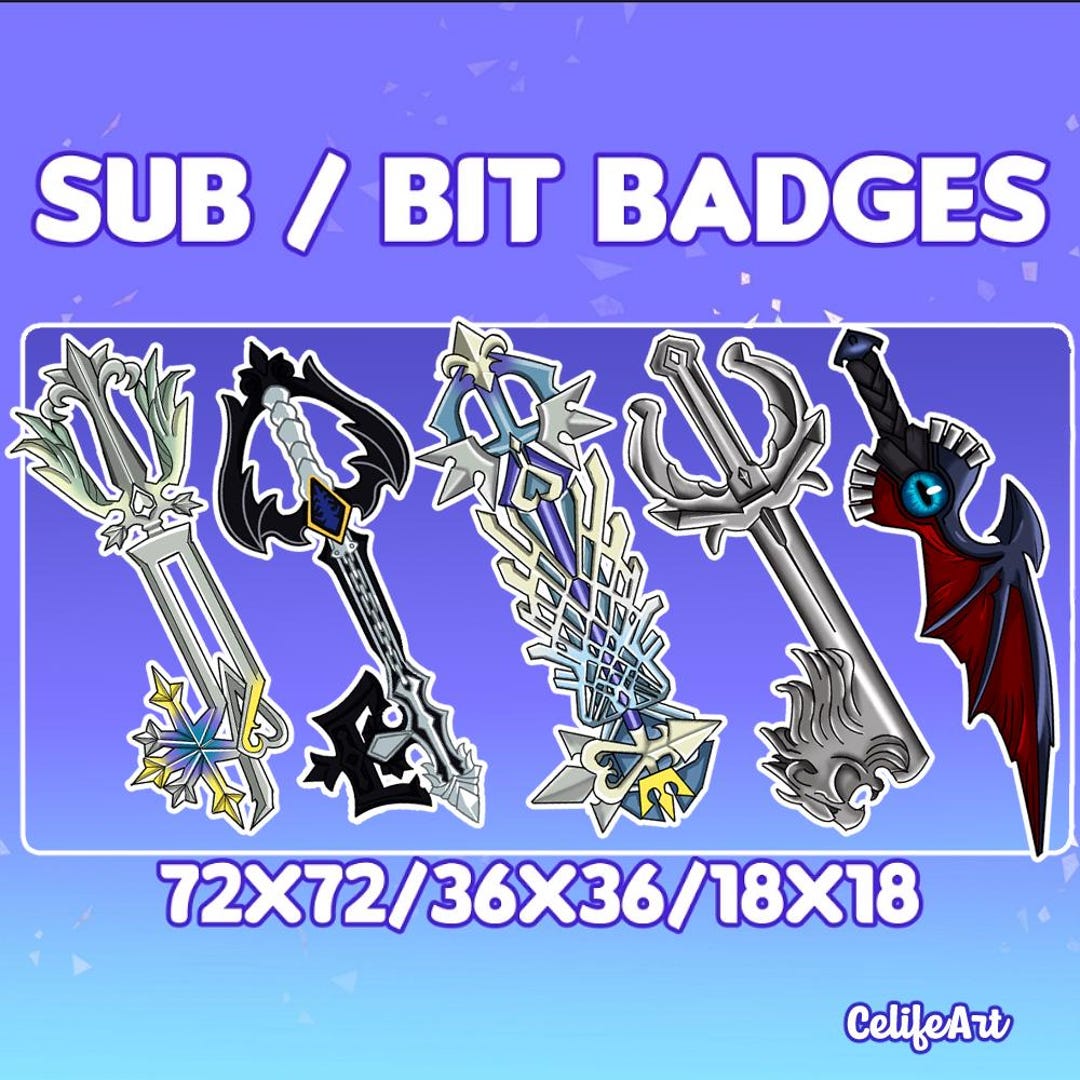 Twitch Sub Badges/ Emblems / Twitch Emotes / Subscriber Badges ...
