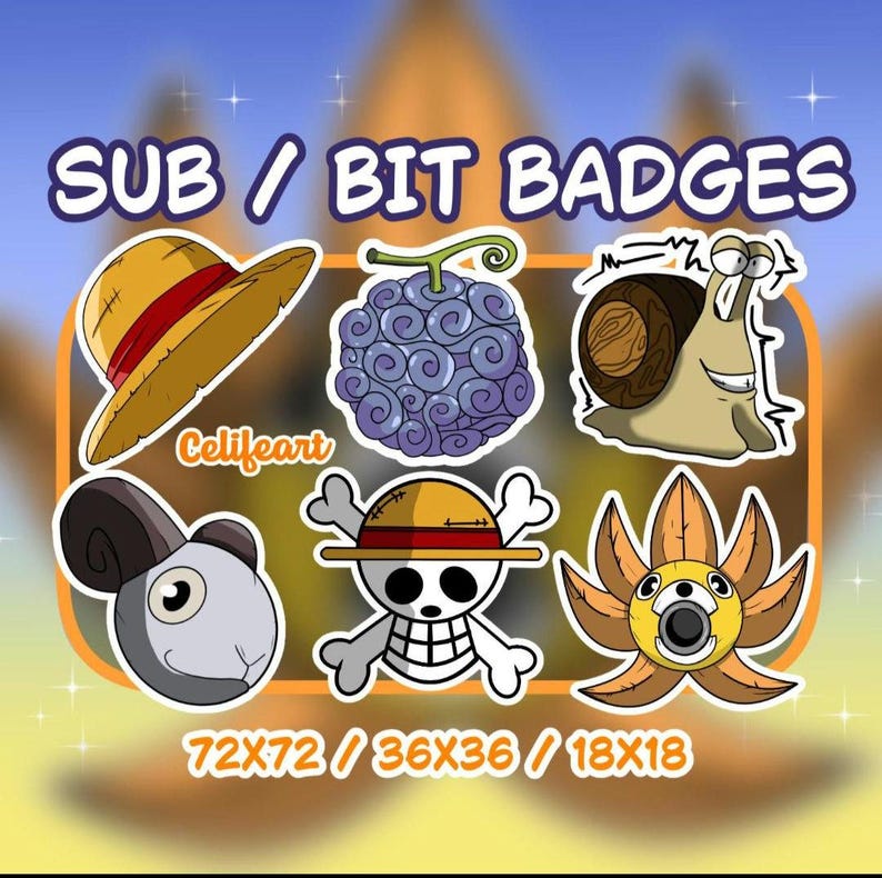 Twitch Sub/ Emblem Twitch/ Twitch Emotes Subscriber Badges/ SUB BIT ...