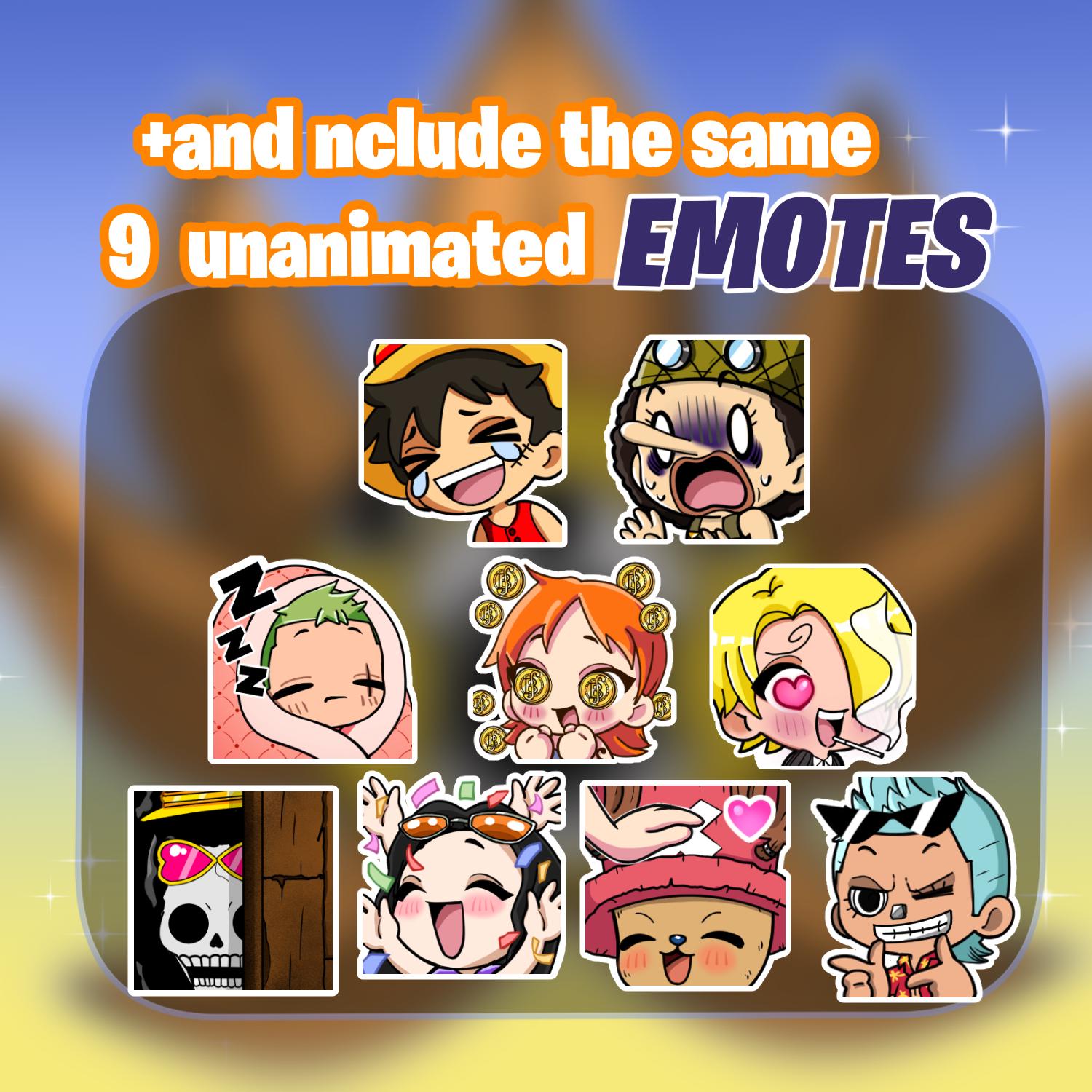 Twitch Emotes / Animated Emotes Twitch One Piece/ Twitch Animated ...