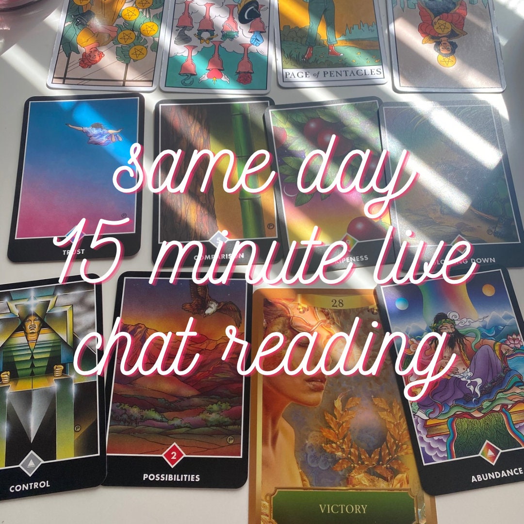 Same Day 15 Minute Reading Live Chat - Etsy
