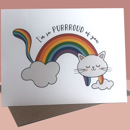 Happy Pride Greeting Card | Etsy