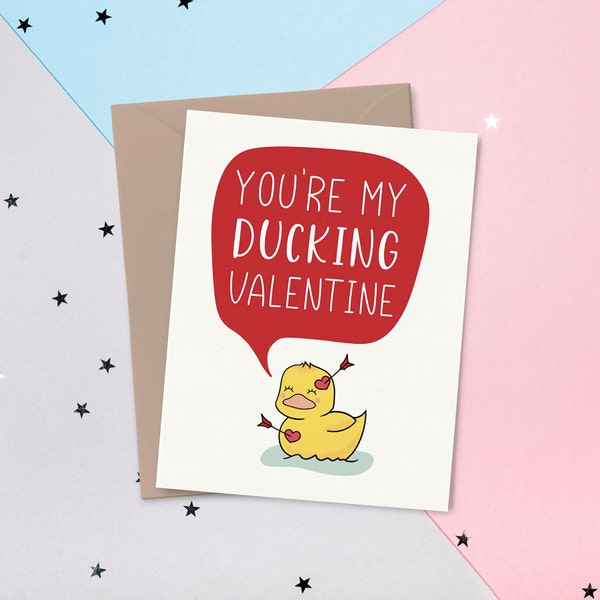 Duck Pun Love Card - Etsy