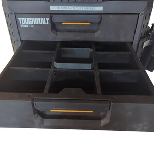 Toughbuilt Stacktech XL 3-drawer Standard Bins – Custom Drawer ...