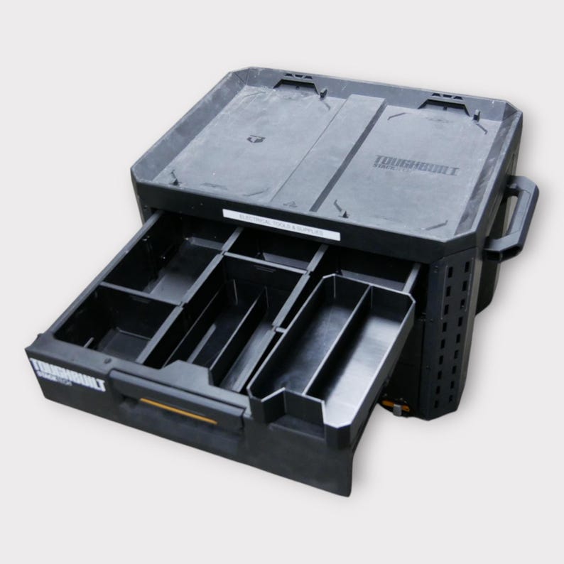 Toughbuilt Stacktech XL 3-drawer Nesting Double Center Bins – Custom ...