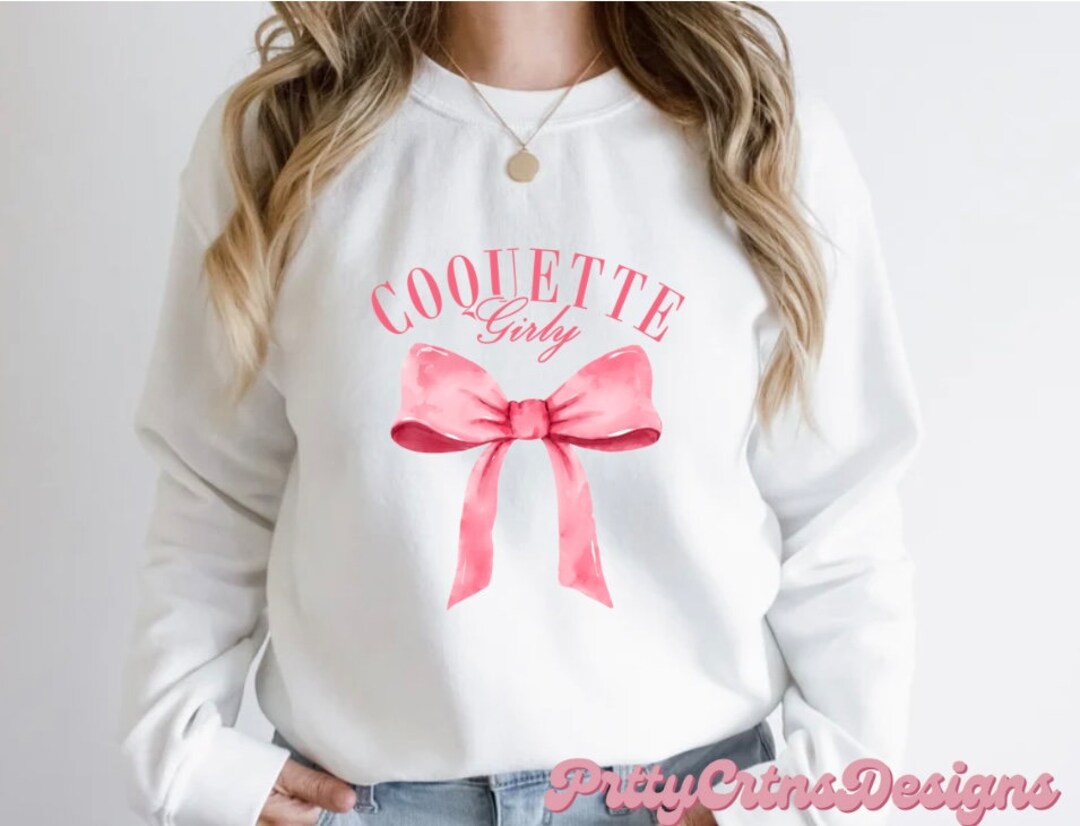 Coquette Girly Coquette Coquette Sweater Coquette Girl Soft Girl Era ...