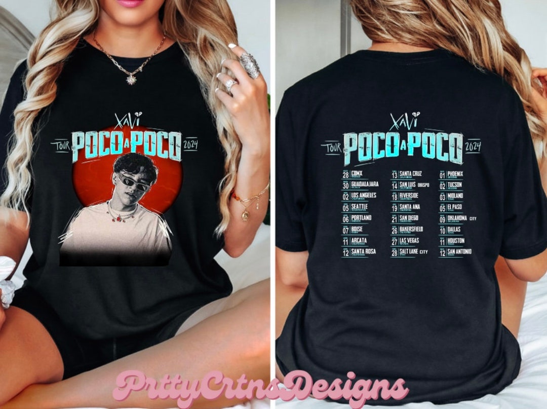 Xavi Merch La Diabla La Victima Xavi Fans Poco a Poco Tour Xavi Tshirt ...