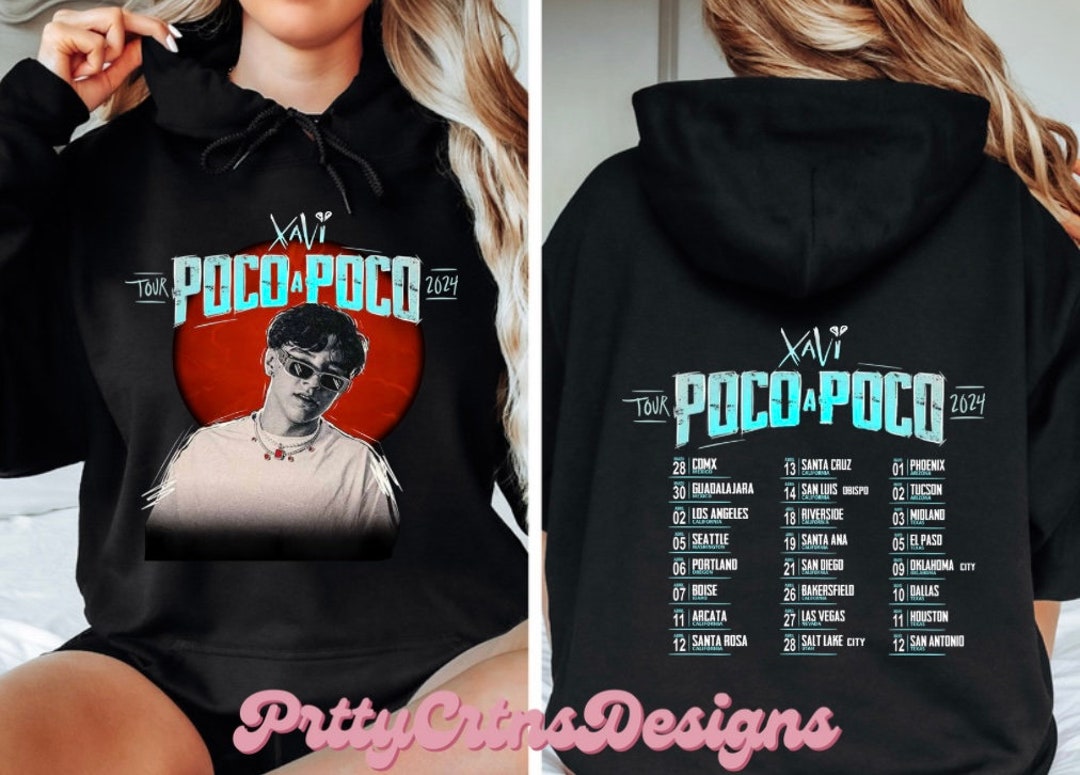 Xavi Hoodie Xavi Merch Poco a Poco Tour La Diabla La Victima Xavi Fans ...