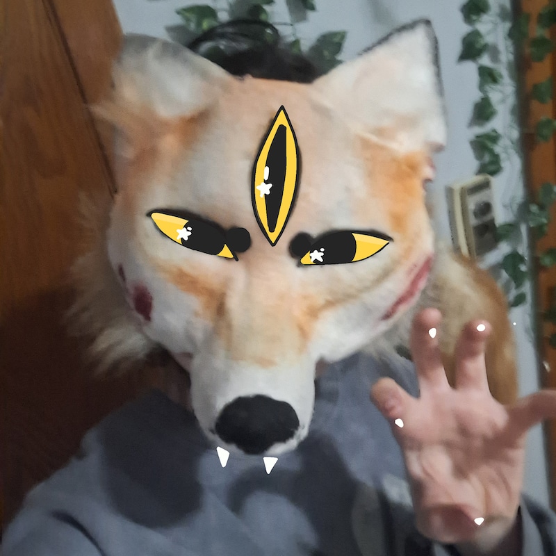 Fox Therian Mask - Etsy