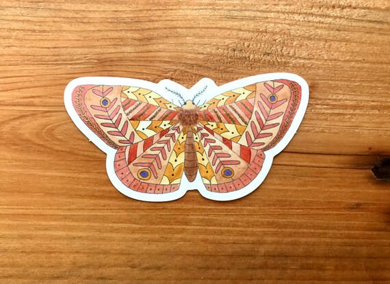 Electronics & Accessories Glossy moth stickers Phone etna.com.pe