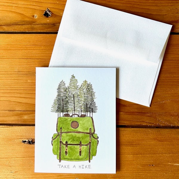 Hikers Birthday Card - Etsy