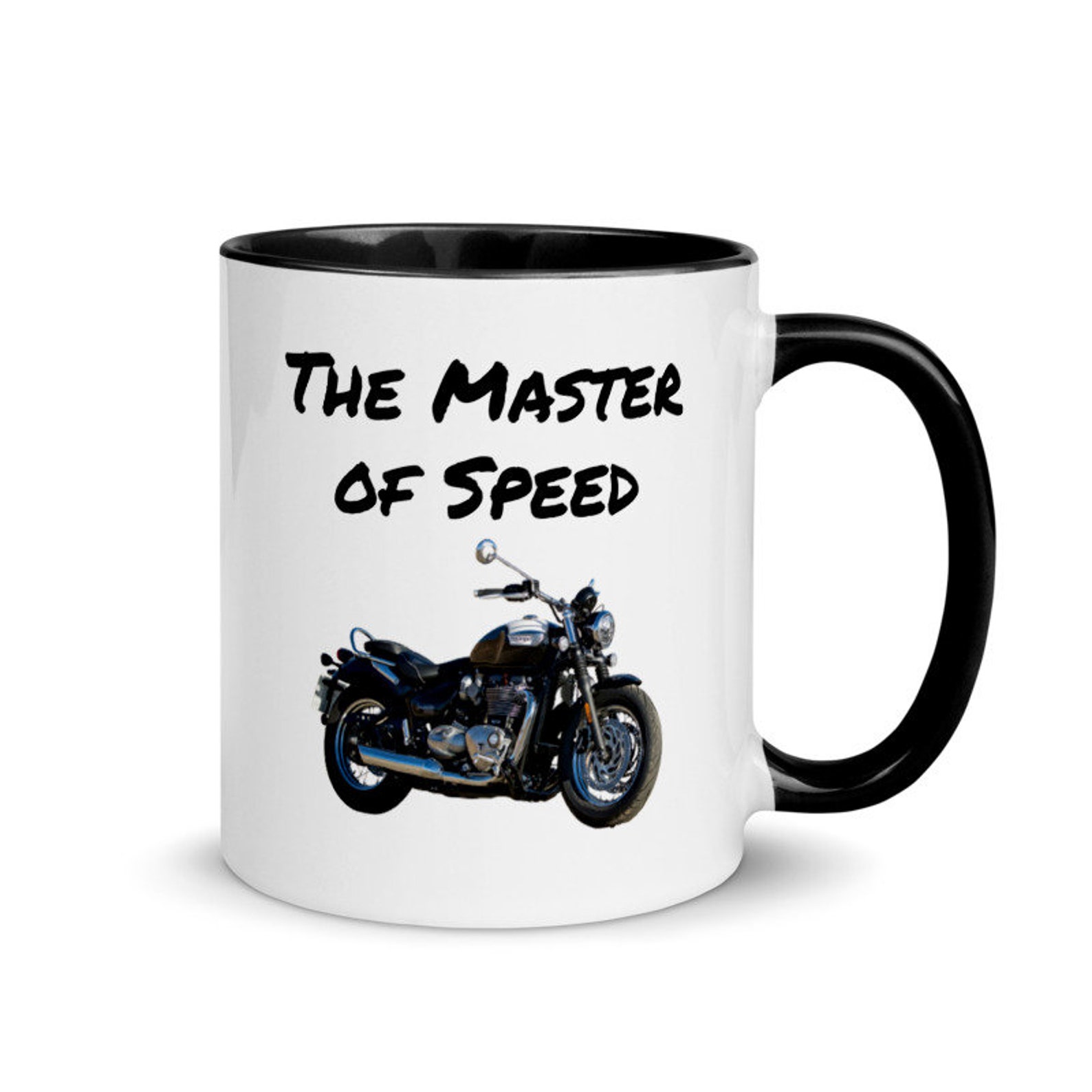 Personalized Motorcycle Mug - Your Own Photo and Text - Custom Gift ...