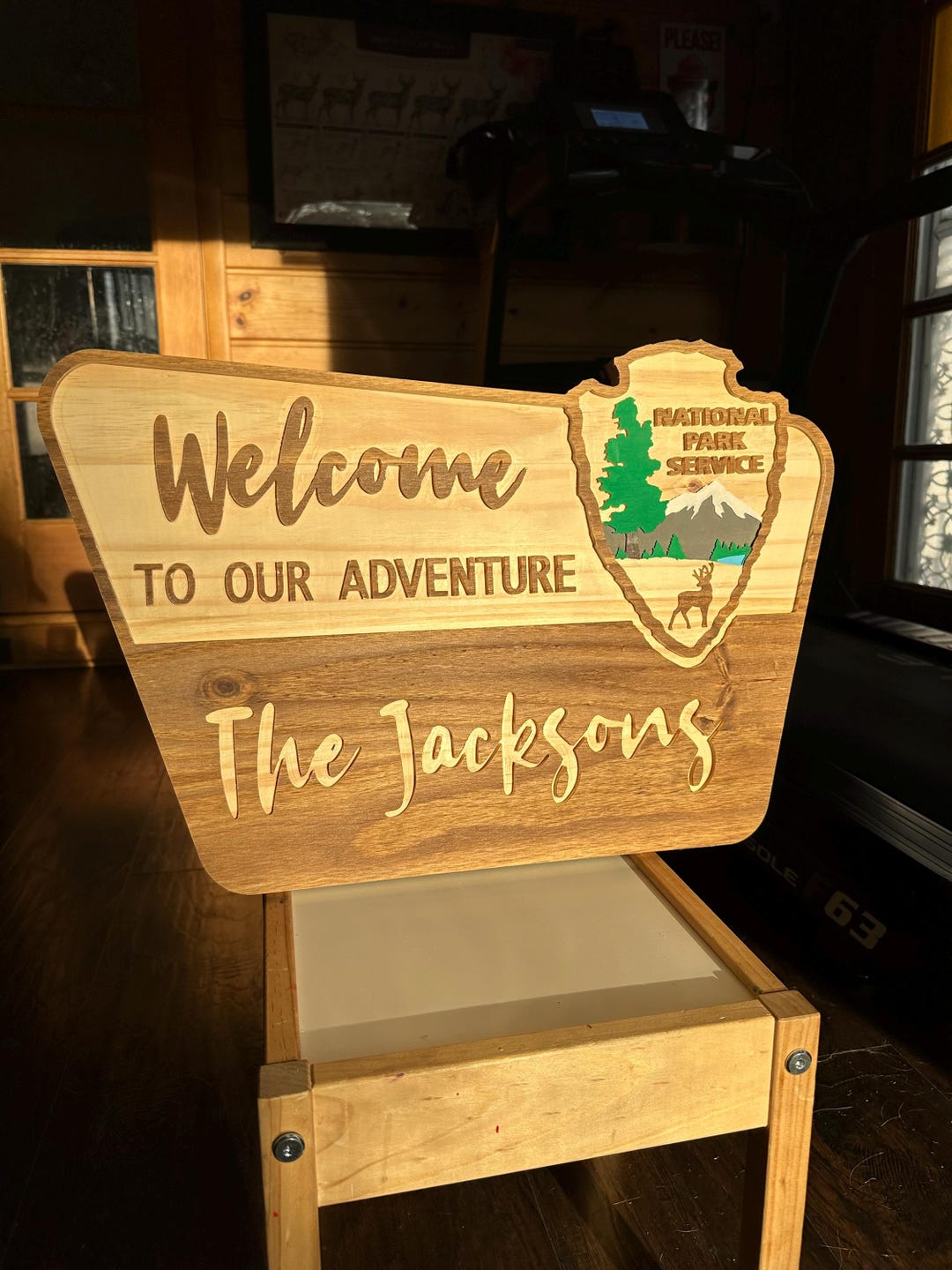 National Park Themed Name Sign **CUSTOMIZABLE** - Etsy