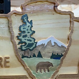 National Park Themed Name Sign **CUSTOMIZABLE** - Etsy