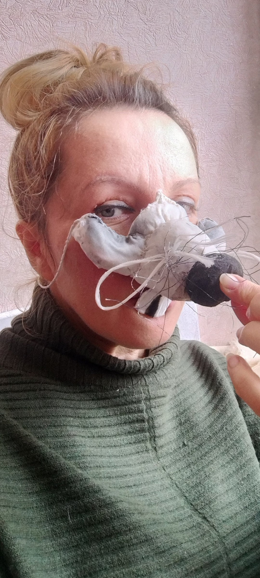 Furry Rat Nose Head Mask Mause Animal Costume Hand Made Custom ...