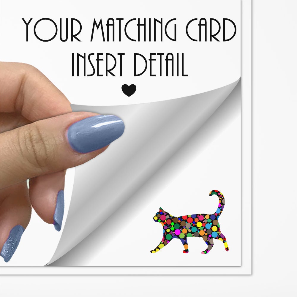 Cat Themed Birthday Card for Daughter Daughter Birthday Card Handmade ...