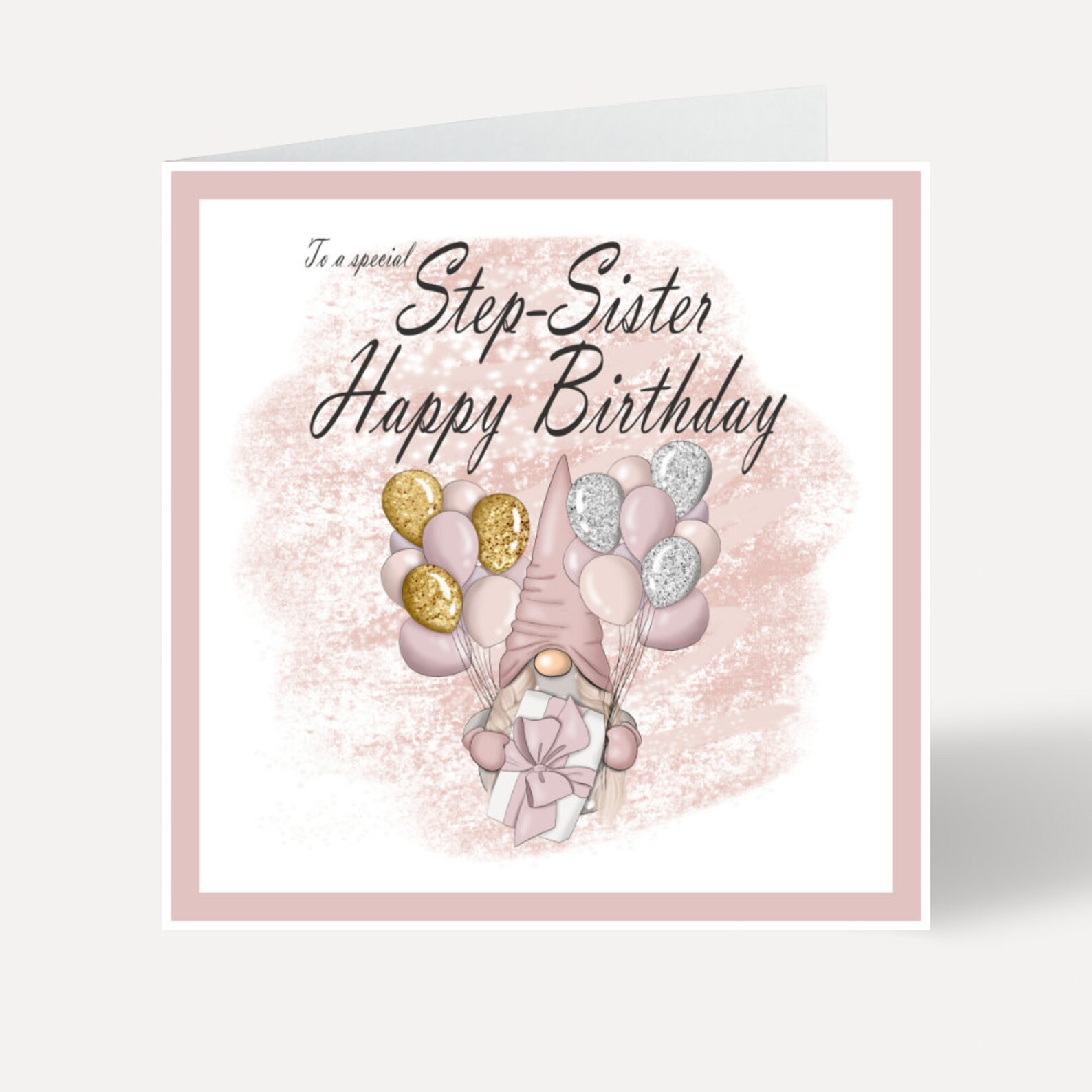 Step Sister Birthday Card Birthday Card For Step Sister Women Teenager