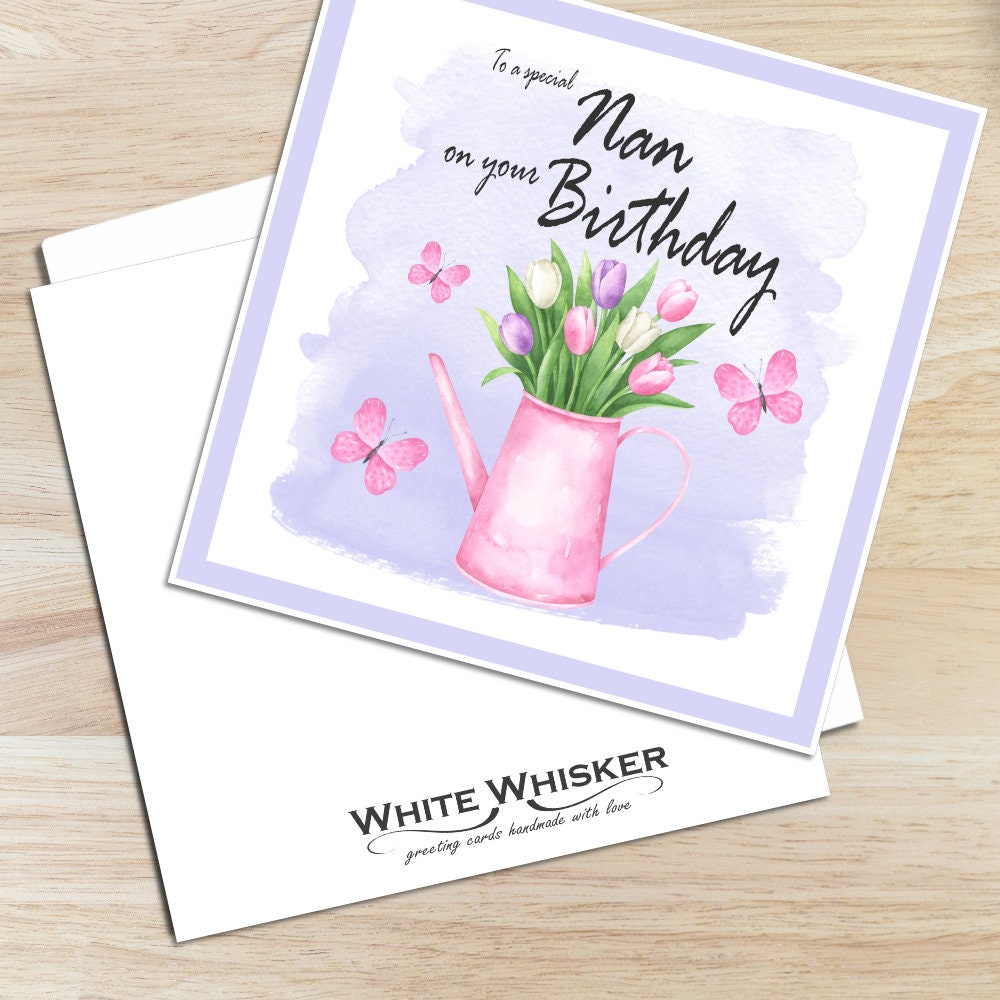 Nan Birthday Card-birthday Card for Nan-special - Etsy