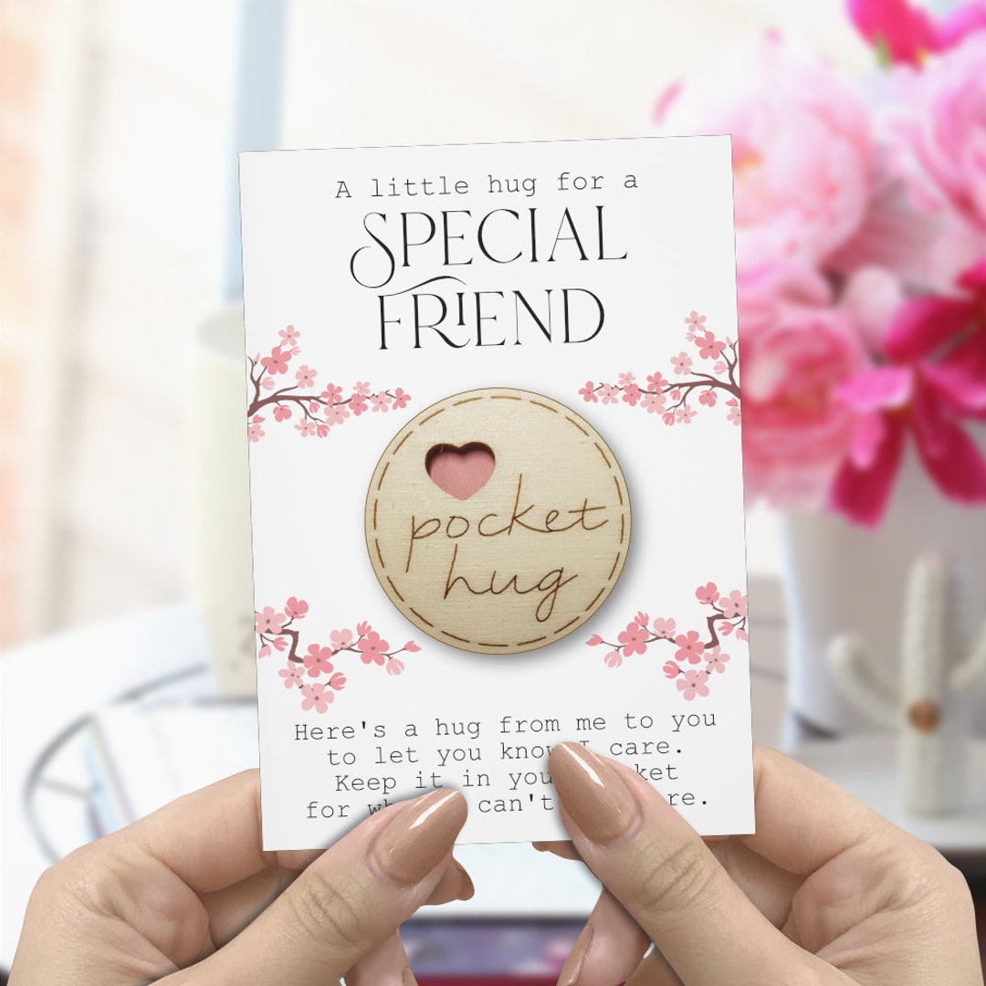 A Little Pocket Hug for Friend Token | Friend Gift | Thinking of You ...