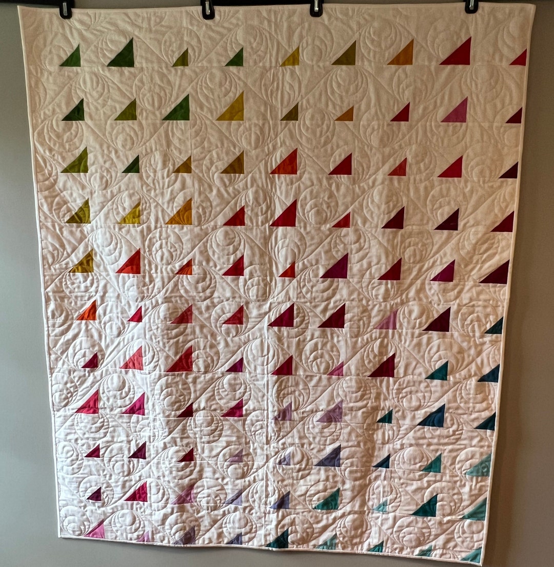 Handmade Modern Quilt - Etsy