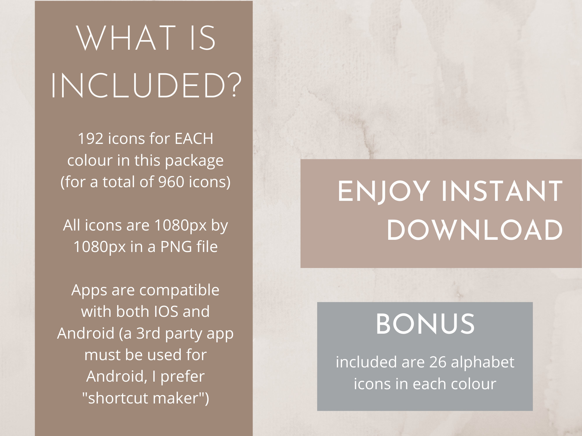Painted Sky App Icon for IOS 14 & Android 960 Blue and Purple App ...