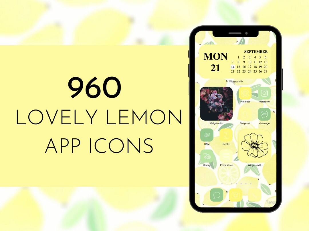 Lovely Lemon App Iconios 14 & Android960 Yellow and Green App ...