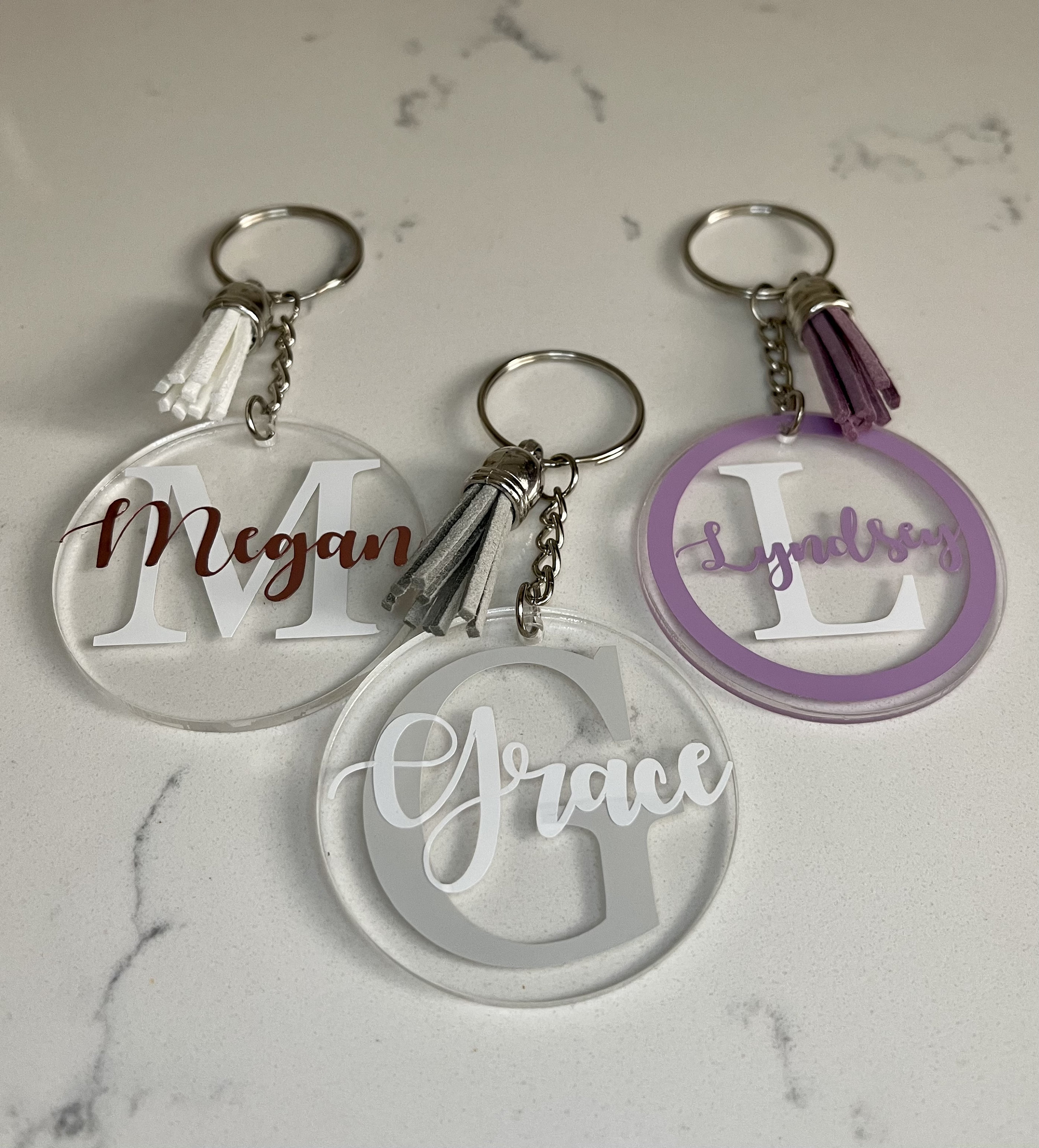 Personalised Keyring Acrylic Keyring Accessories Gift | Etsy