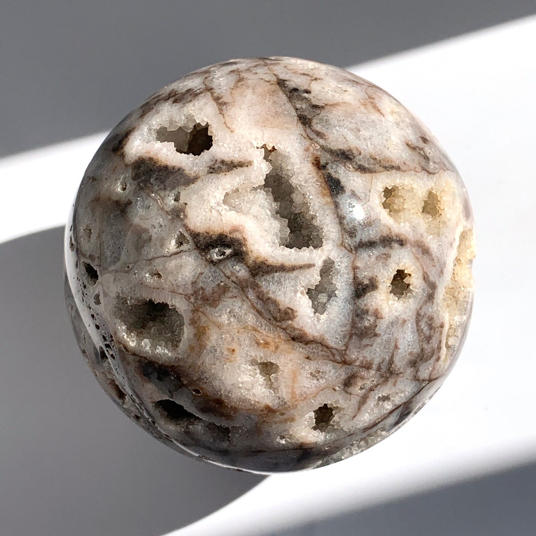 69mm Sparkling Druzy Sphalerite Crystal Geode Sphere - Crystals ...
