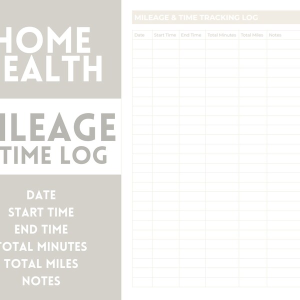 Home Health Log - Etsy