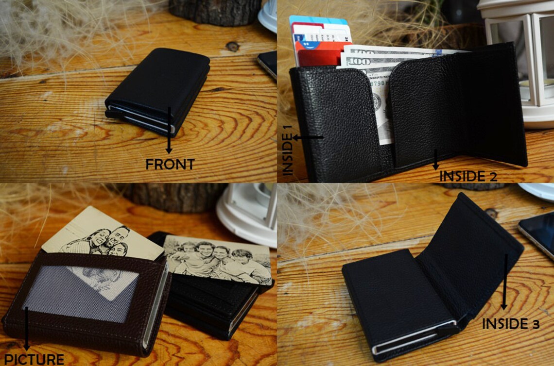 Mechanical Card Case Personalized Card Case Rfıd Credit Card | Etsy