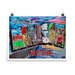 Madison, WI Poster | University of Wisconsin Madison UW Badgers Wall ...