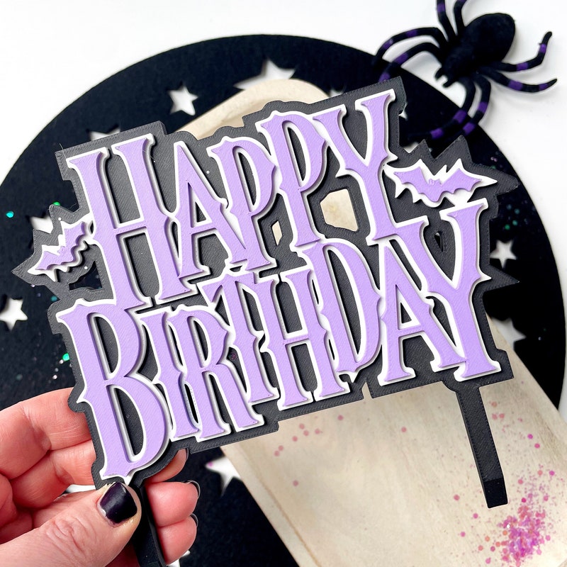 Goth Cake Topper - Etsy