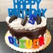 Brick Birthday Cake Topper Cake Decoration for Kids Birthday Cake ...