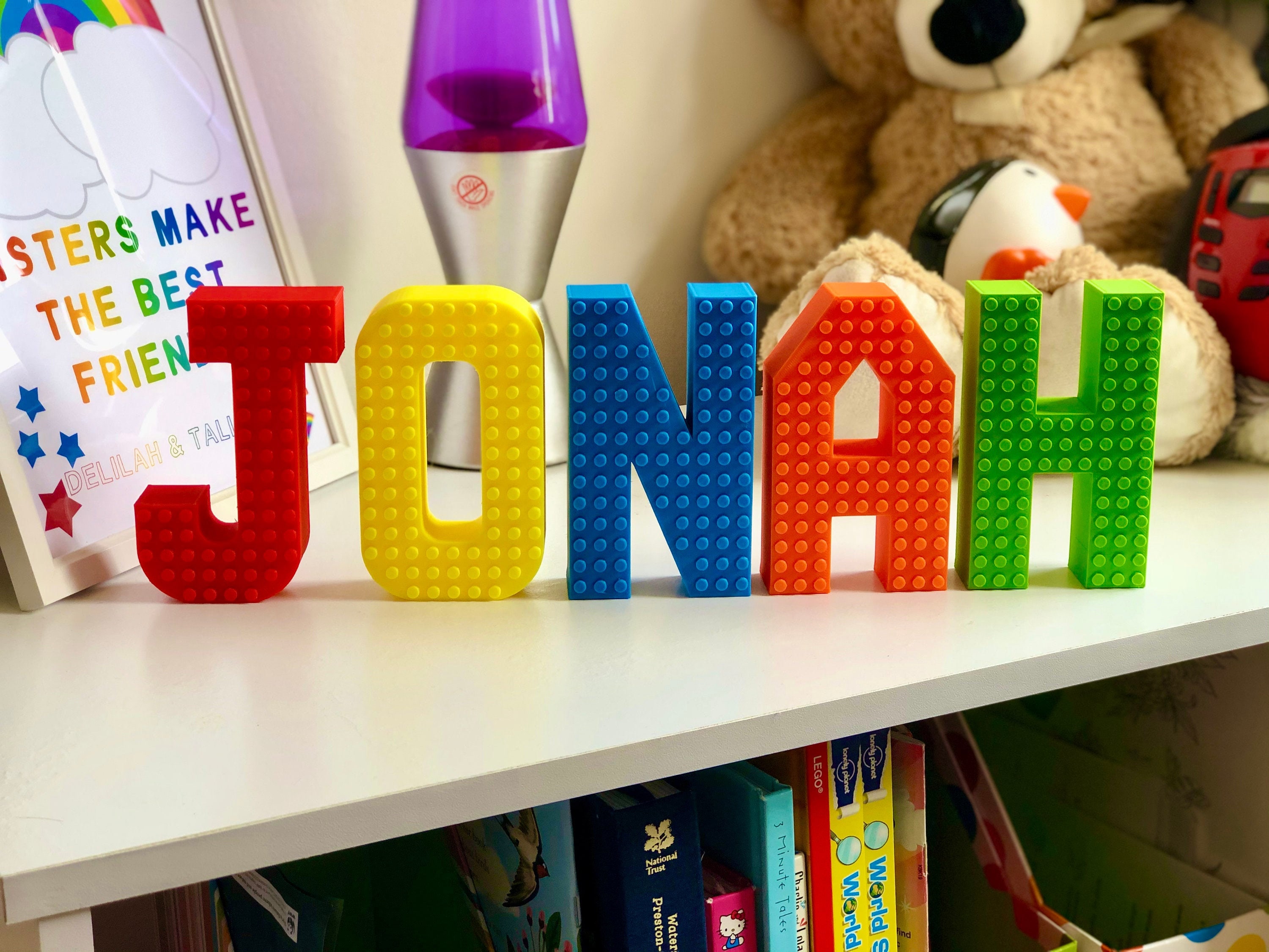 Personalized Name Sign Large Letters for Kids | Etsy