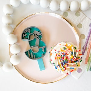 Mermaid Number Birthday Cake Topper - Etsy