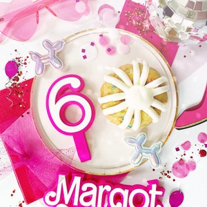 Girls Birthday Number for Cake | 1 2 3 4 5 6 7 8 9 10 Birthday Cake ...