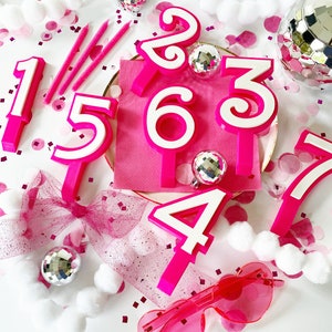 Girls Birthday Number for Cake | 1 2 3 4 5 6 7 8 9 10 Birthday Cake ...