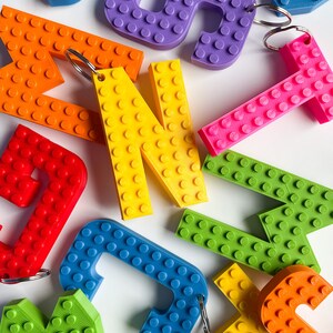 Initial Keychain for Kids | Back to School Gift | Personalized Key ...