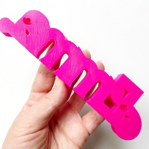 Custom Fashion Doll Style Name Sign | Personalized Gift for Girl | Kid ...