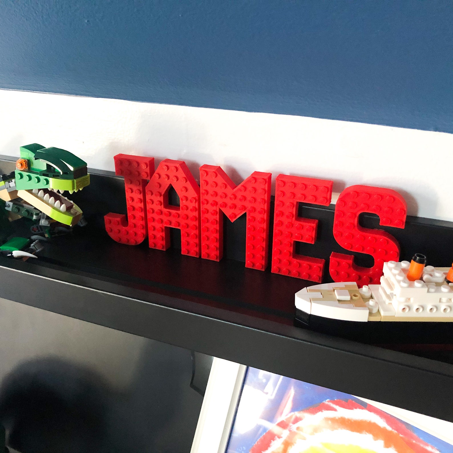Boys Name Sign Gift Personalized Name Sign for Kids Room Decor for ...