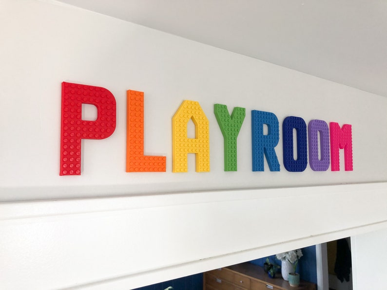 Kids Bedroom Decor Wall Letters for Playroom or Bedroom - Etsy