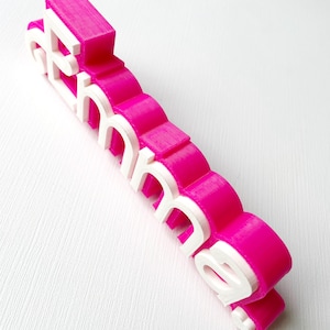 Custom Fashion Doll Style Name Sign | Personalized Gift for Girl | Kid ...