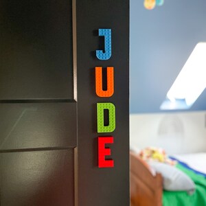 Custom Bedroom Door Name Sign for Kids | Personalized Christmas Gift ...