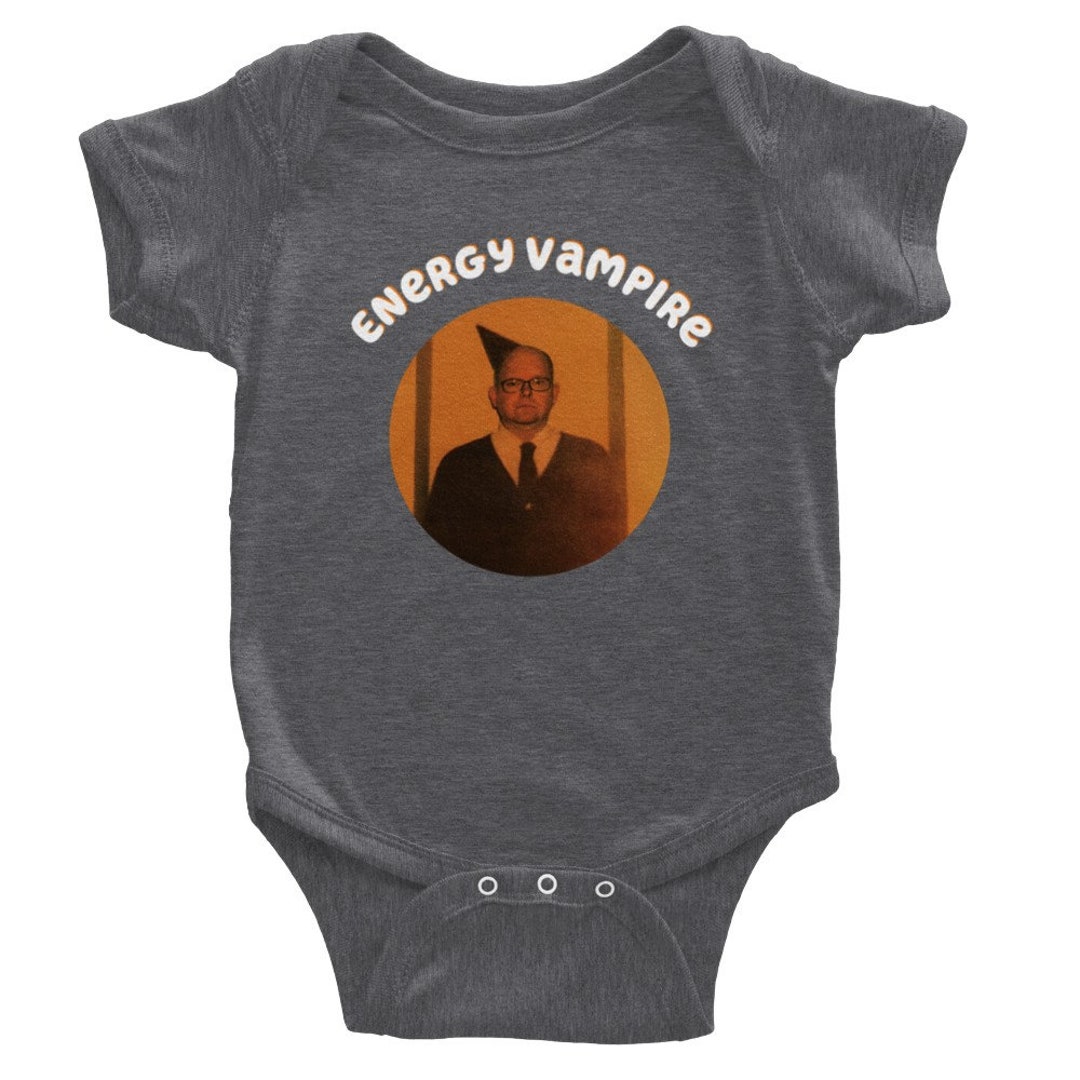 WWDITS Colin Robinson Energy Vampire Baby Short Sleeve One Piece - Etsy