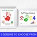 First Day of School Handprint Art Back to School Craft Handprint Craft ...