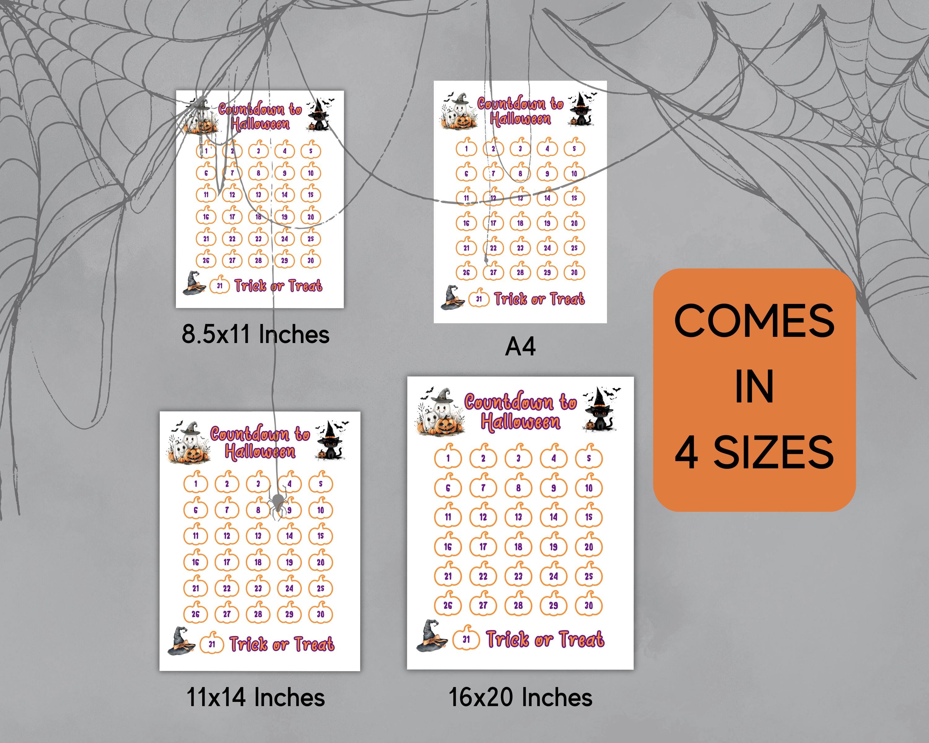 Halloween Countdown Calendar • Classroom Halloween Decor • Halloween ...