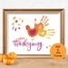 Thanksgiving Handprint Art • Fall Handprint Craft • Homeschool ...